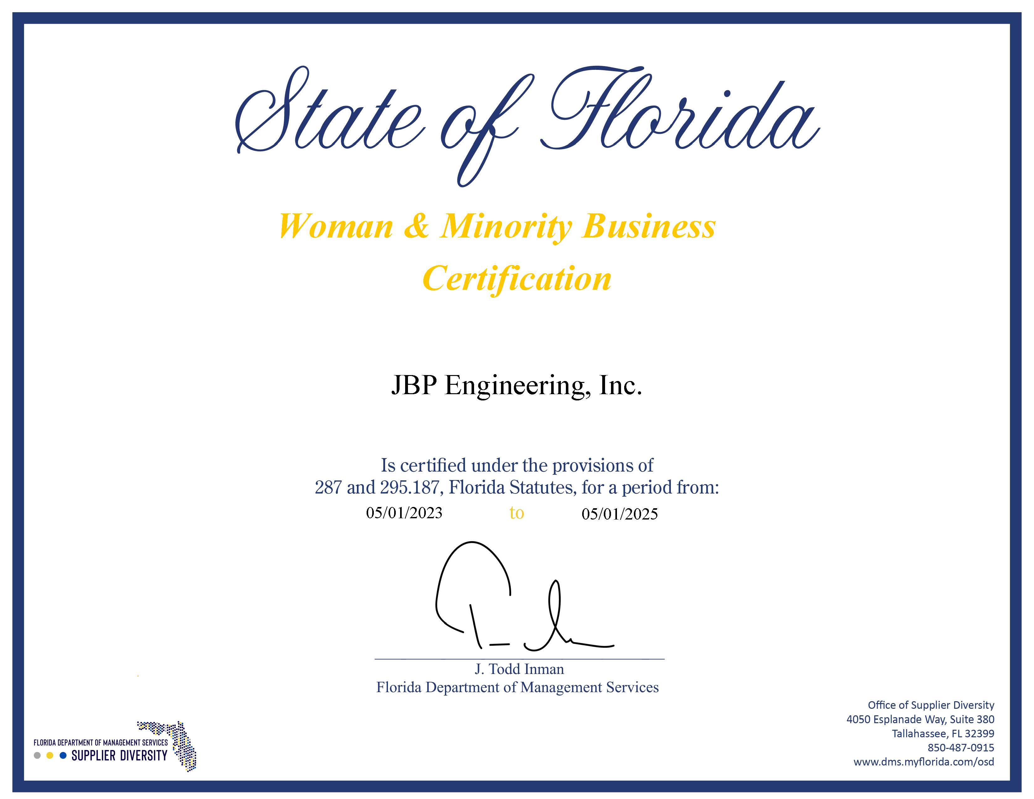 About – JBP Engineering, Inc.